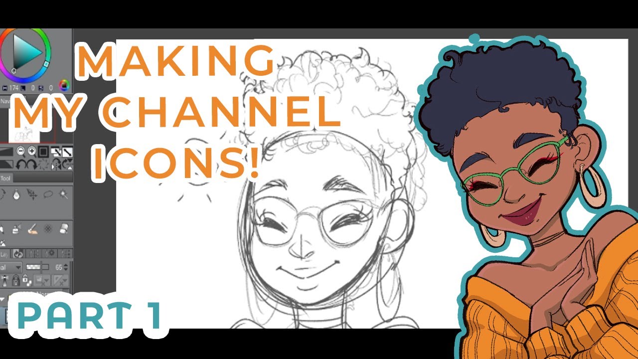 MAKING MY CHANNEL ICONS | PART 1 - YouTube
