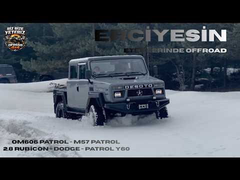 Bizbizeyeteriz 4x4 offroad... om606 Patrol - 2.8 Rubicon - M57 Patrol