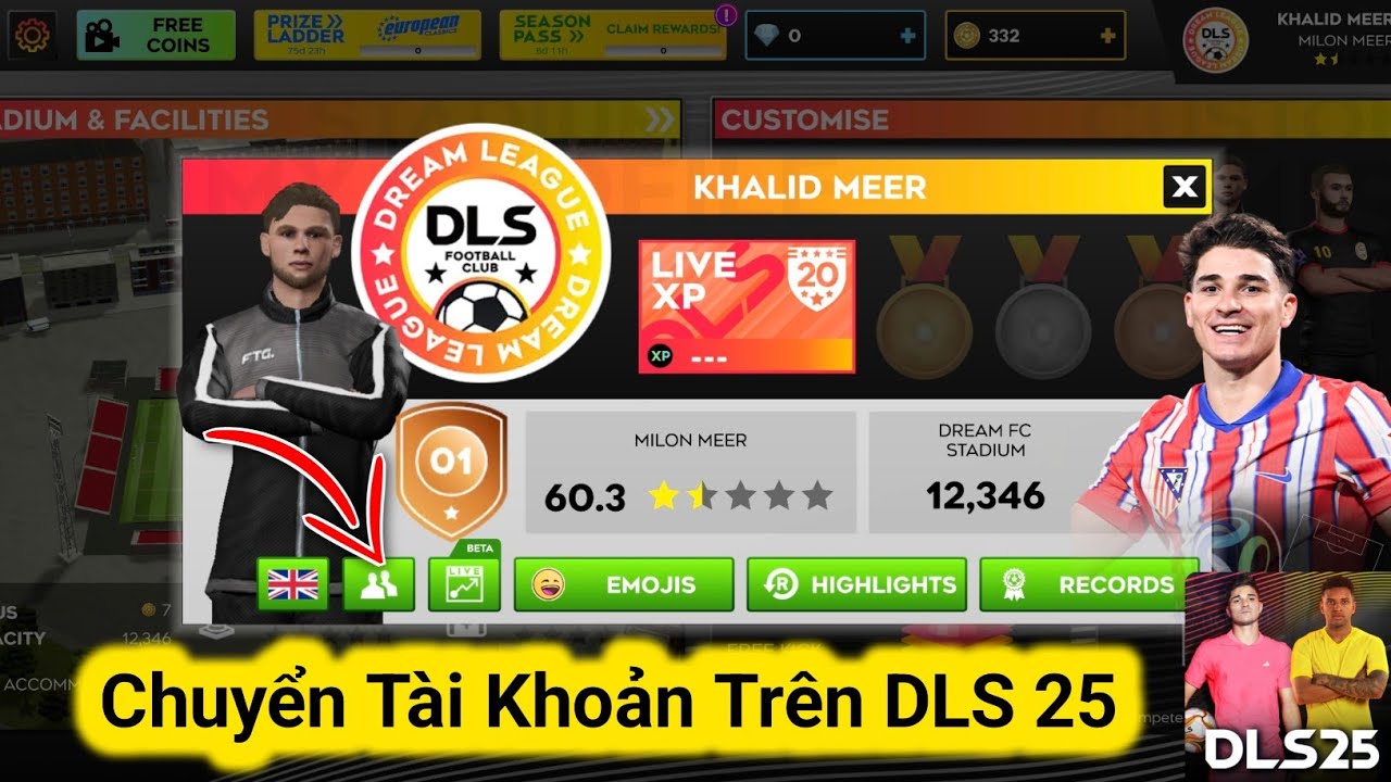 DLS| Cách đăng nhập và đăng xuất acc game dls | Cách Chuyển Tài Khoản ...