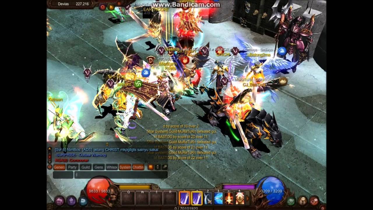 MU Philippines Guildwar MuReTuRn vs BASTOS Ex8 Server! - YouTube
