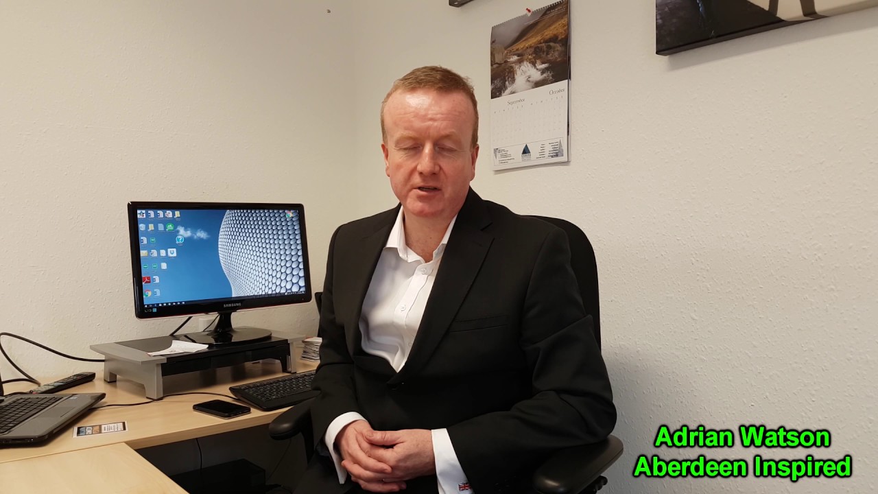 Adrian Watson - CEO Aberdeen Inspired Supports the Skene Street Project ...