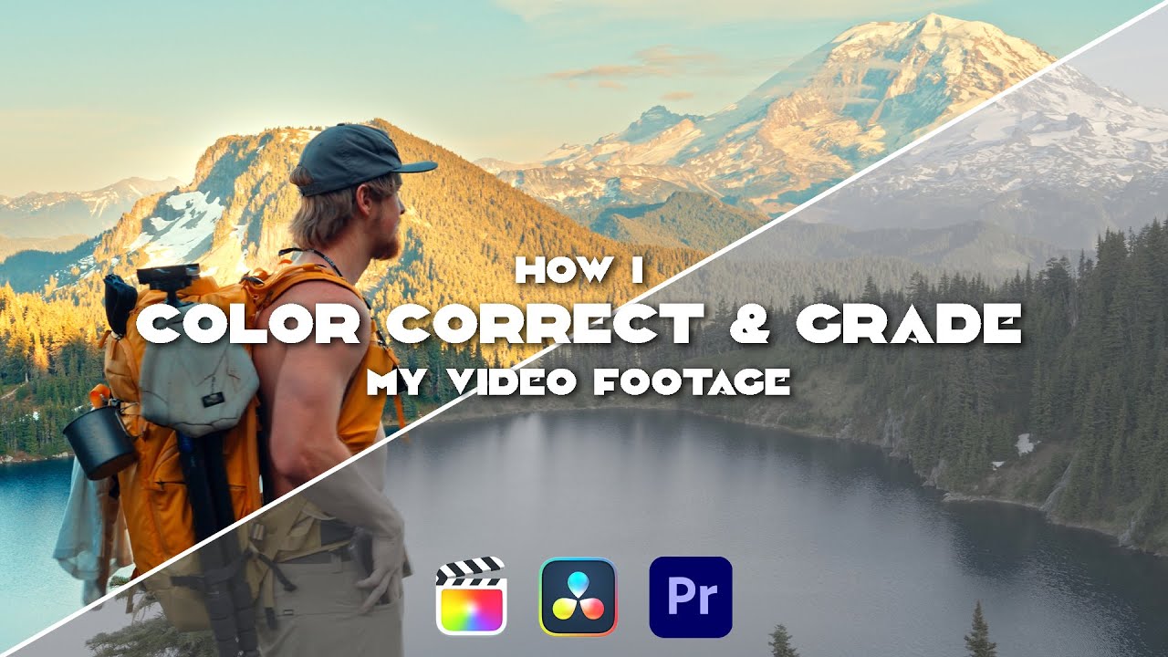 How I Color Correct and Color Grade my Video Footage | BMPCC 6K PRO ...
