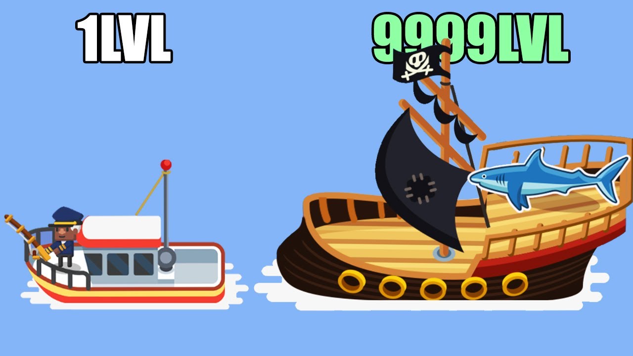 Idle Fishing Story, but ALL BOATS UNLOCKED - YouTube