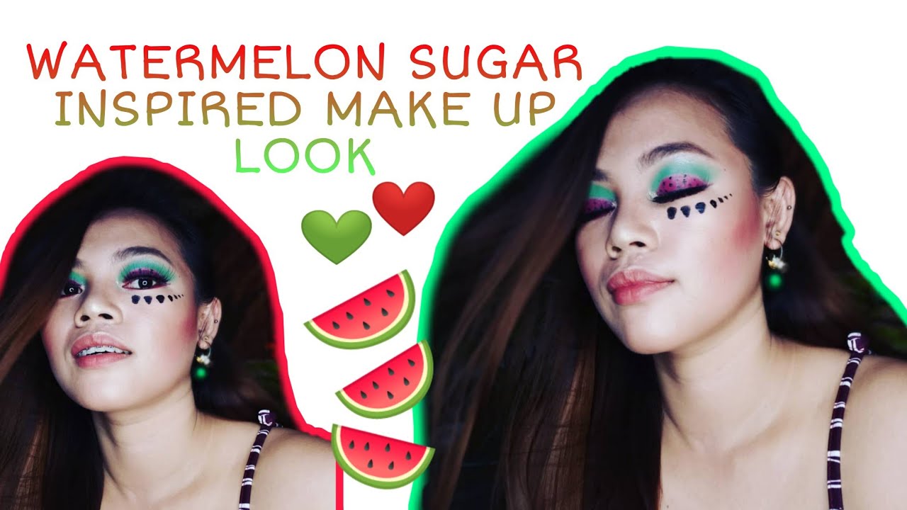 WATERMELON SUGAR INSPIRED MAKE UP LOOK | Kendally 💛 - YouTube