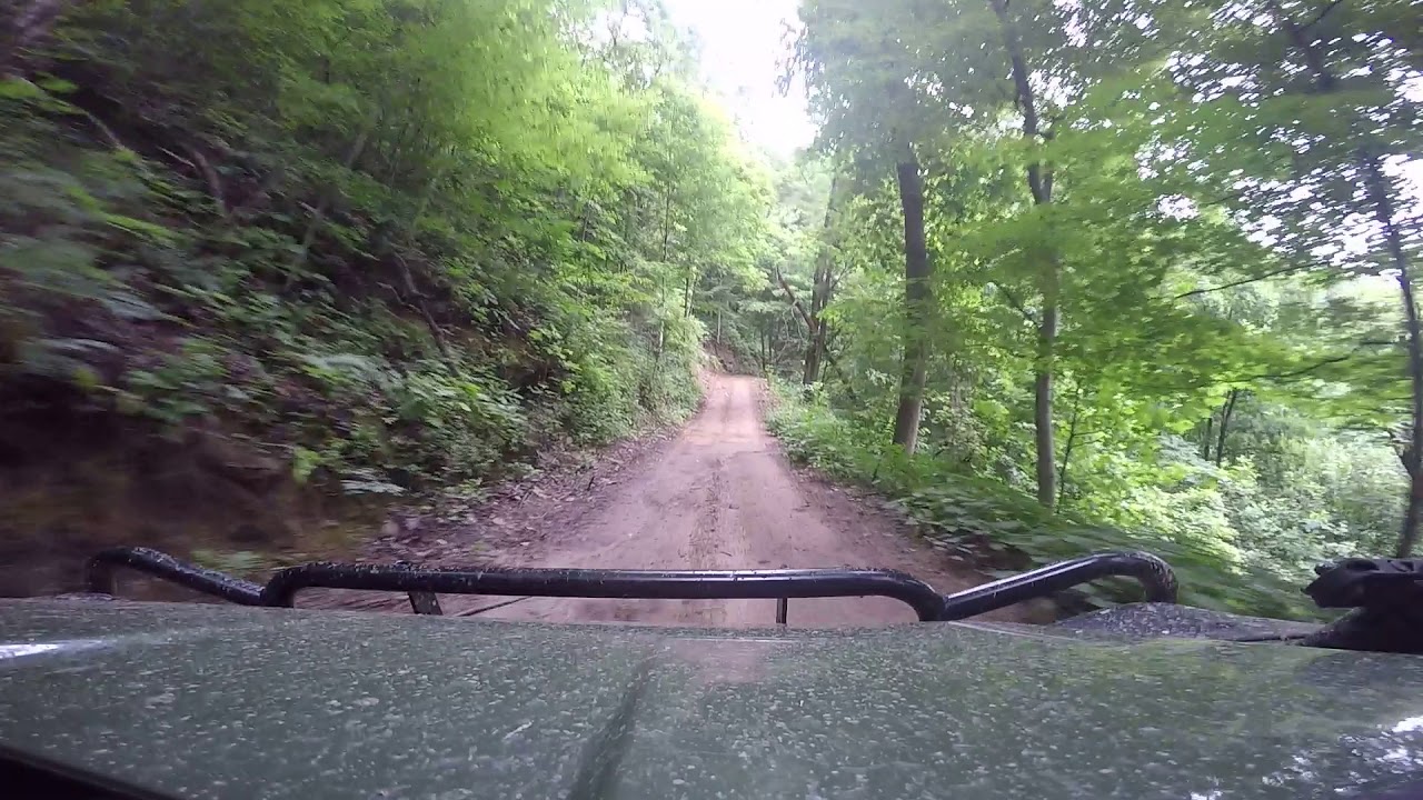 Hatfield McCoy Trails Devil Anse Blue 39 - Near Miss! - YouTube