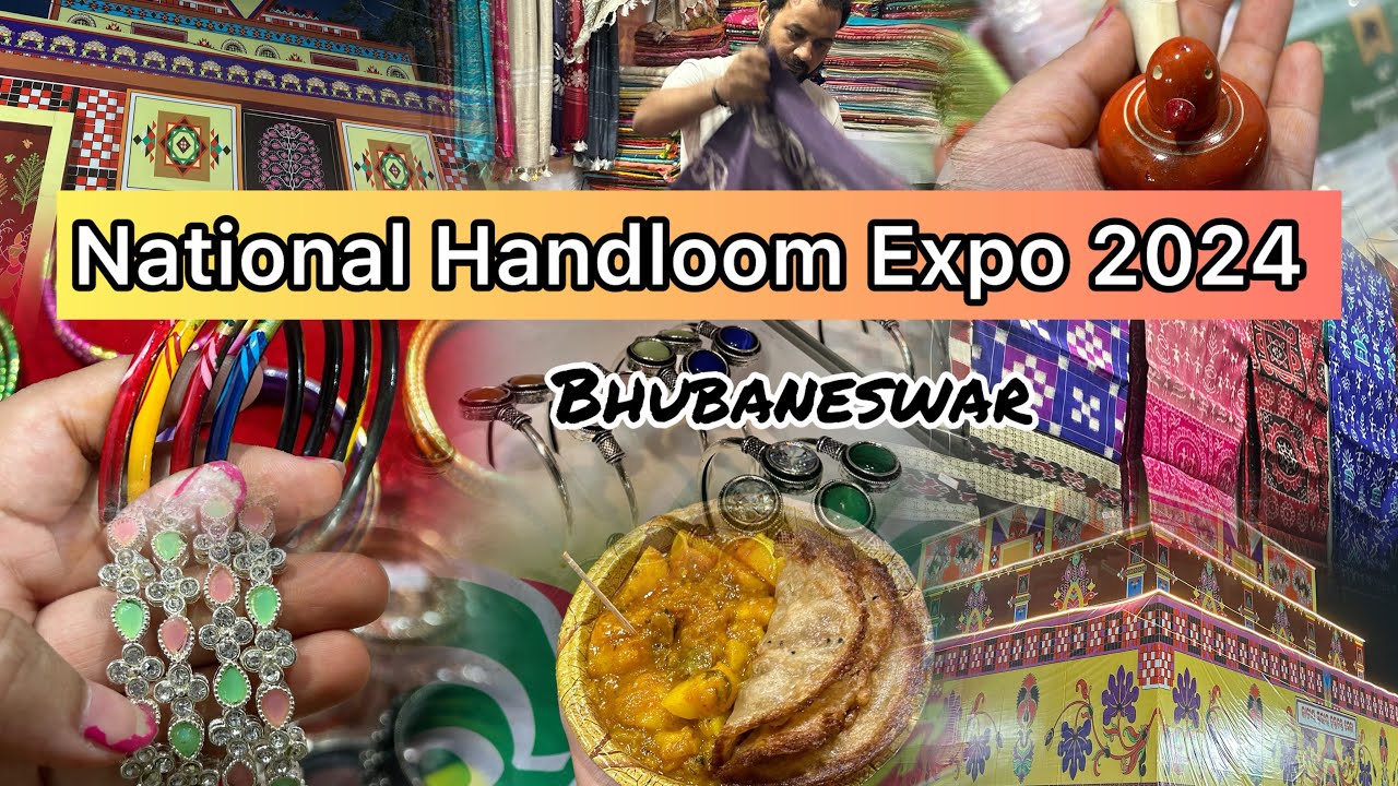 National Handloom expo 2024 // Handloom mela in Bhubaneswar ...