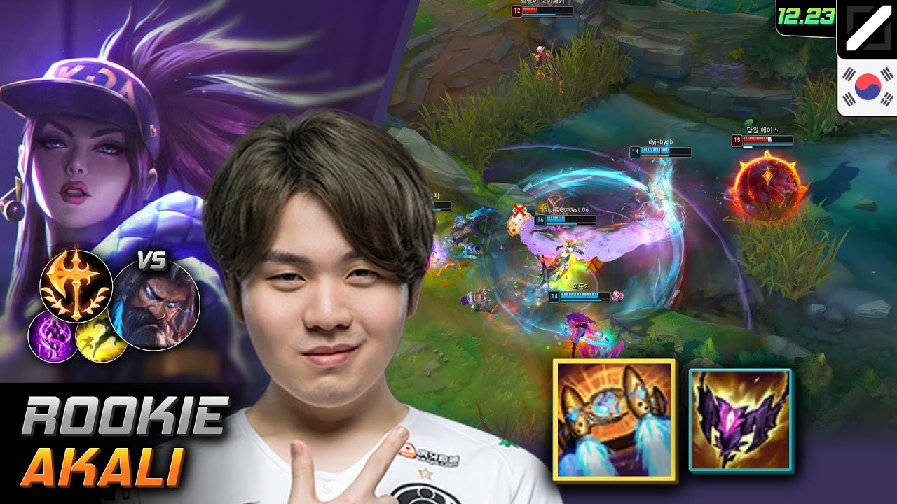 Rookie Mid Akali Build Hextech Rocketbelt Conqueror - Rookie Akali ...
