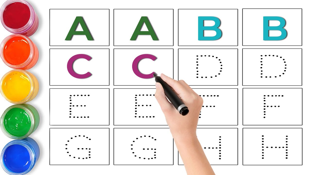 Abc Dotted Tracing, English Alphabet Writing, Preschool learning # ...