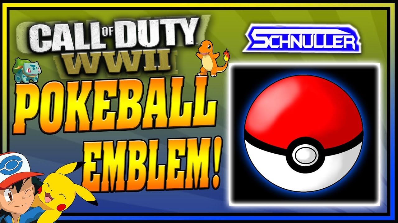 POKEBALL EMBLEM: COD WW2 Pokeball Emblem Tutorial! - YouTube