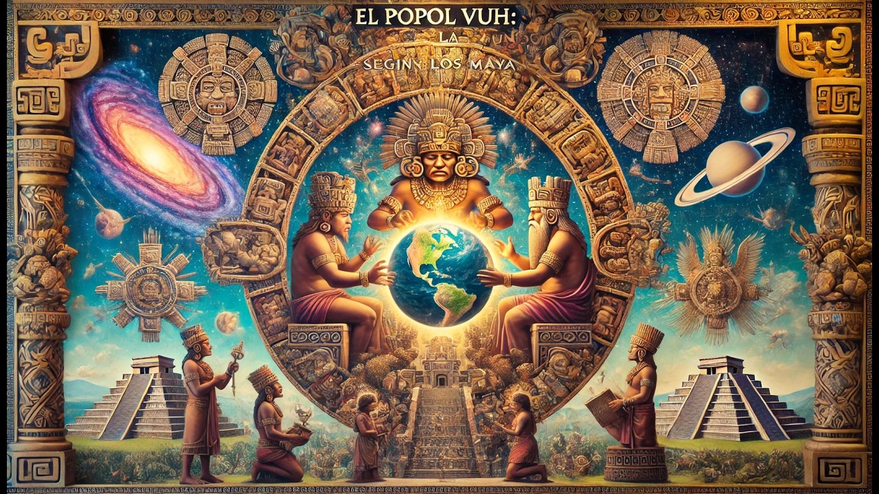 🌽 ¡DESCUBRE el POPOL VUH! 📜 La Creación del Mundo y los HÉROES GEMELOS ...
