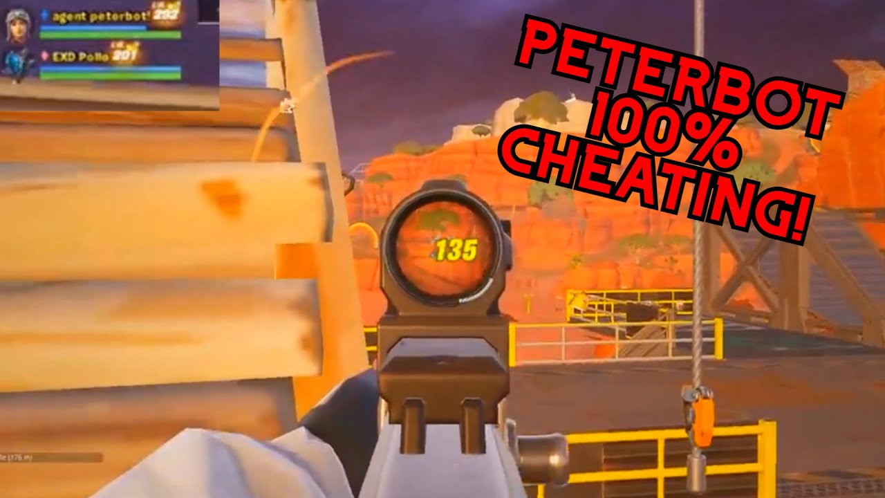 Peterbot CAUGHT Cheating in FNCS - YouTube