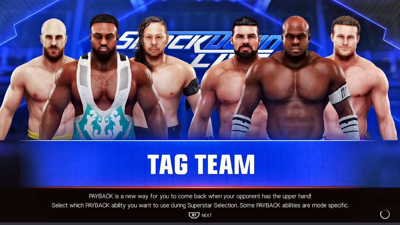 [WWE 2K19] Big E, Cesaro & Nakamura vs. Apollo Crews, Robert Roode ...
