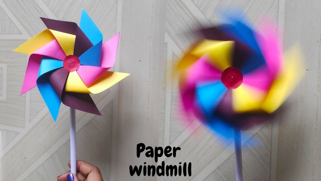 Paper Windmill How To Make A Paper Windmill For Kids Paper Pinwheel Tutorial Kids Crafts paper-windmill-how-to-make-a-paper-windmill-for-kids-paper-pinwheel-tutorial-kids-crafts
