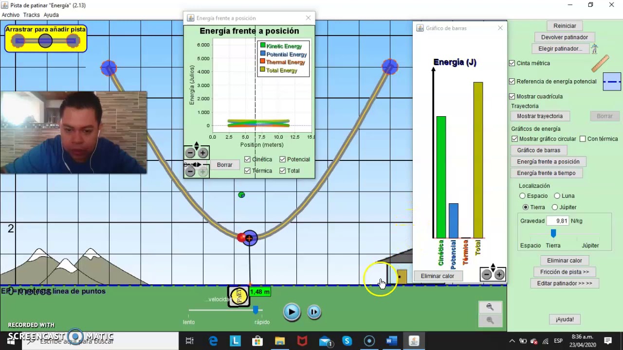 simulador fisica - YouTube