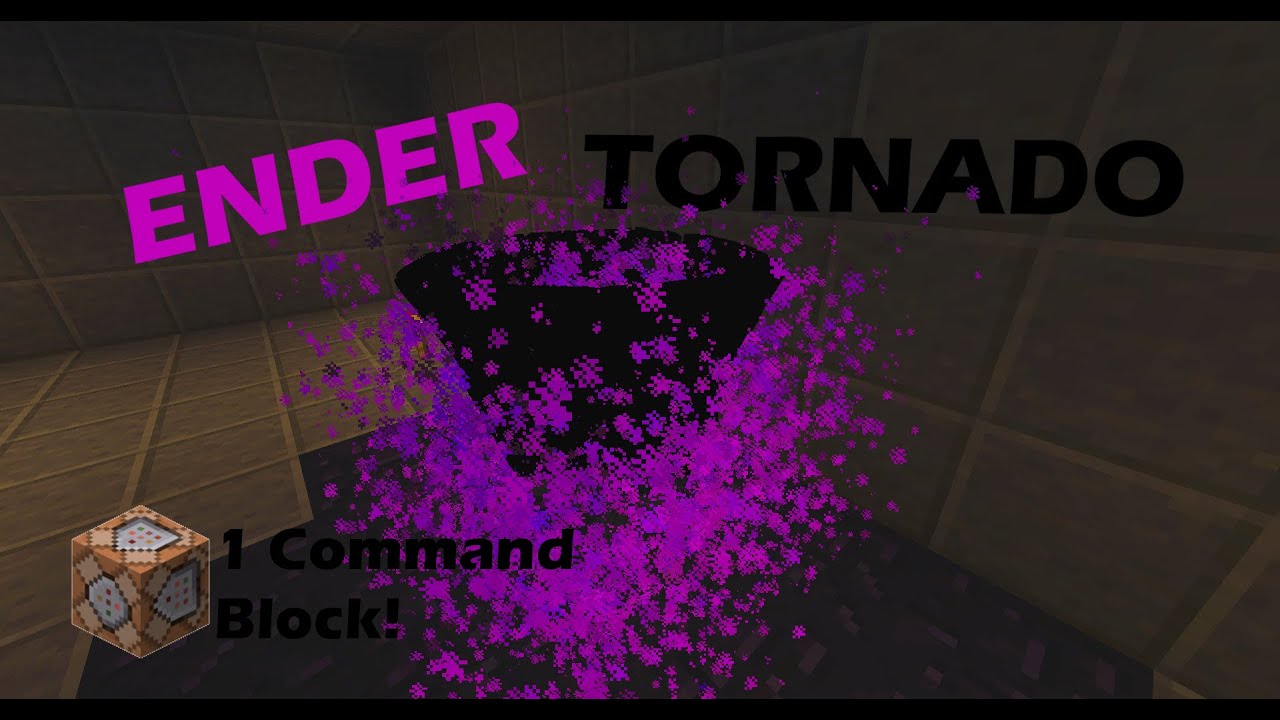 Minecraft: ONE Command - Ender Tornado! - YouTube