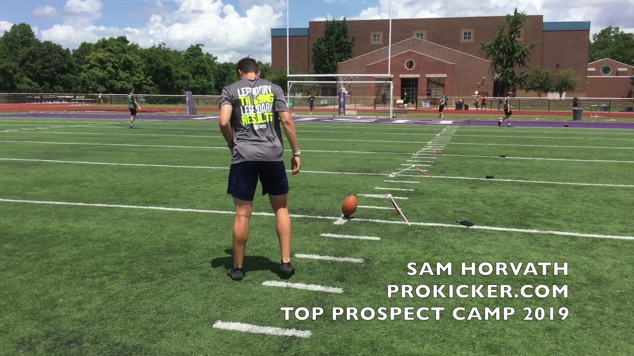 Sam Horvath - Ray Guy Prokicker.com Top Prospect Camp 2019 Field Goals - YouTube