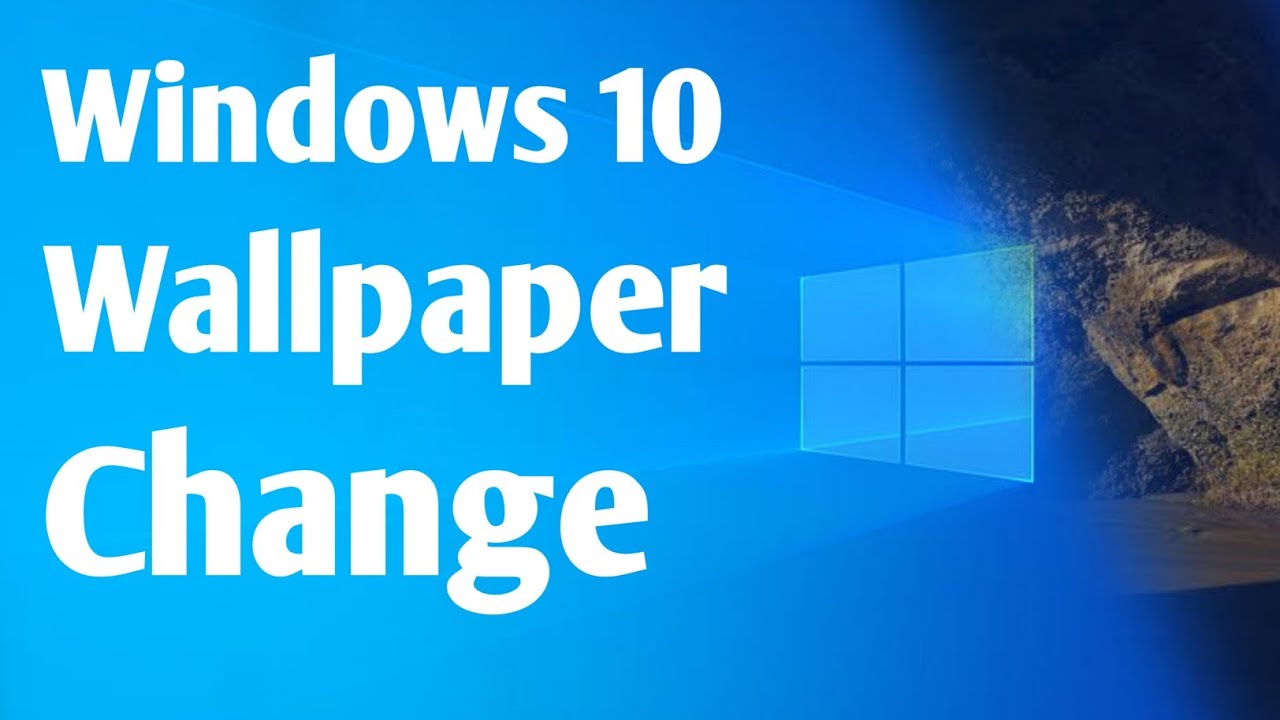 Windows 10 wallpaper change kaise kare || How to change Windows 10 ...