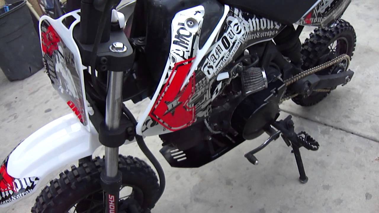 2010 110cc pit bike running - YouTube