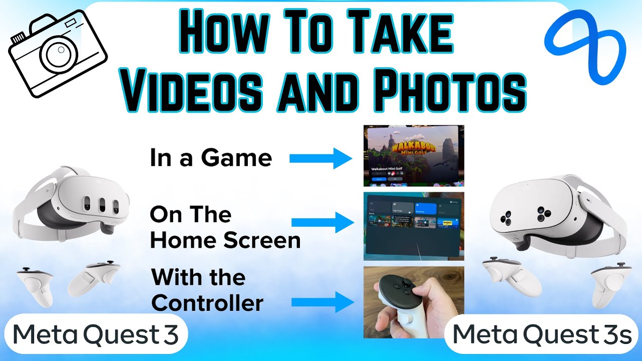 3 Ways to Take Photos and Videos on the Meta Quest 3, 3s, & 2 - Meta ...