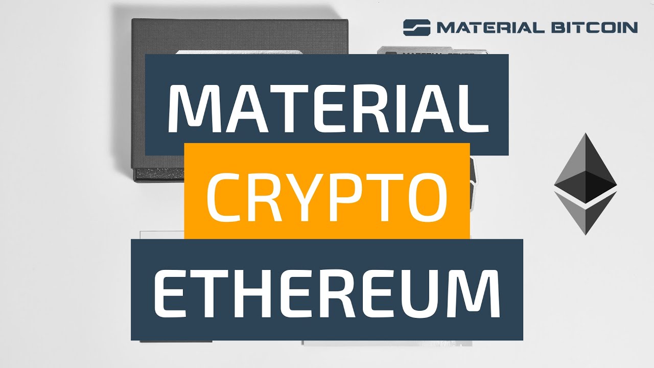 NUEVO PRODUCTO de Material Bitcoin - Material Crypto ETHER (Almacena ...