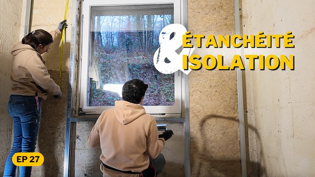 ISOLATION pignon extérieur à la LAINE DE CHANVRE en 5 ÉTAPES (+ C’est ...