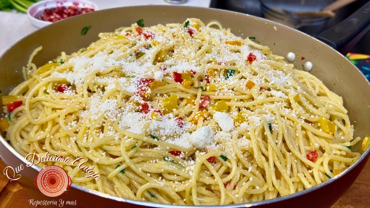 ️Prepara este Delicioso Spaghetti a la Mantequilla Facil y Rapido de ...