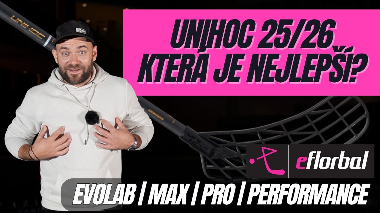UNIHOC 25/26! 🔥 Která florbalka je nejlepší? | EVOLAB, MAX, PRO, PERFORMANCE - YouTube