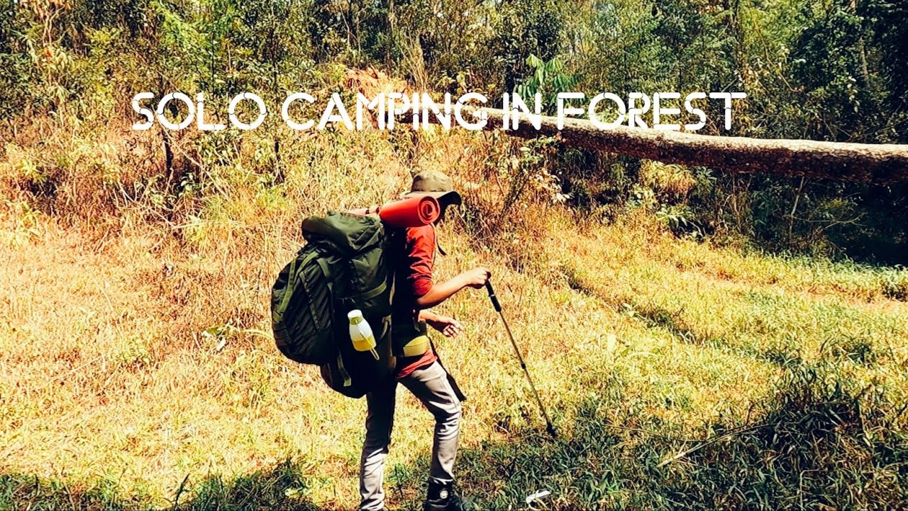 My First Solo Camping In Shillong Forest || #01 - YouTube