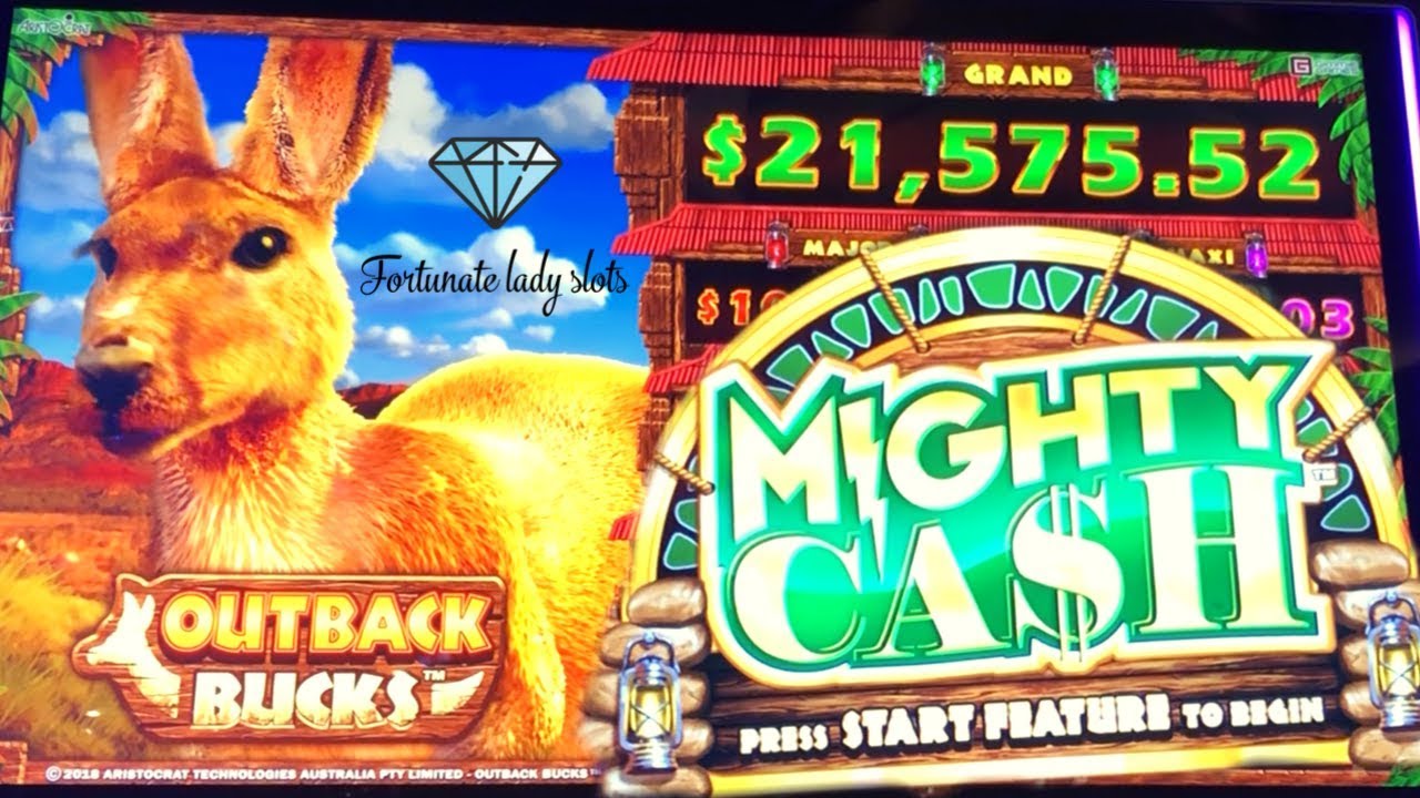 MIGHTY CASH 💰 OUTBACK BUCKS SLOT MACHINE NICE BONUS WIN AT COSMOPOLITAN ...