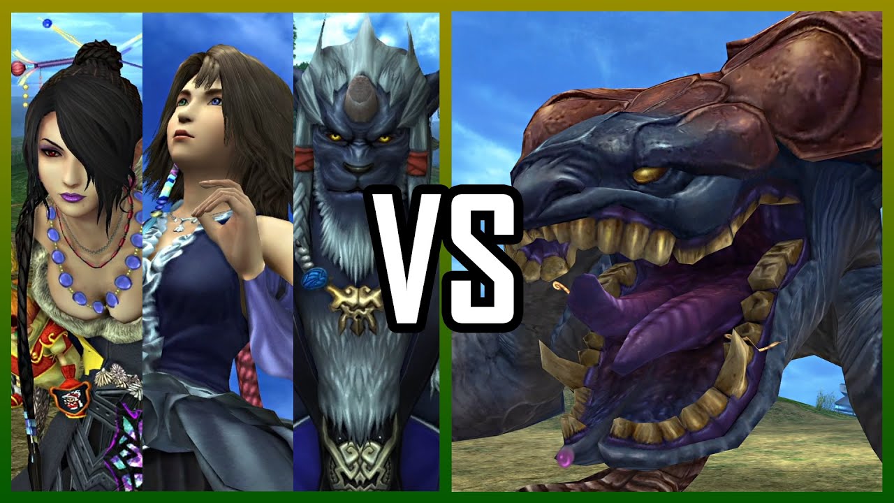 Lulu, Kimahri, and Yuna vs. Chocobo Eater | Final Fantasy X-2 HD ...