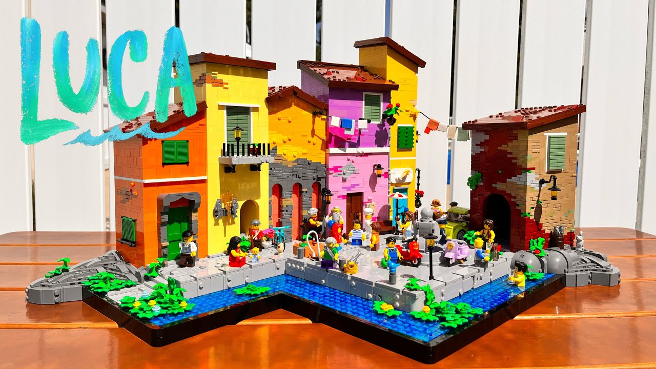 Lego Luca MOC: the Town of Portorosso - YouTube