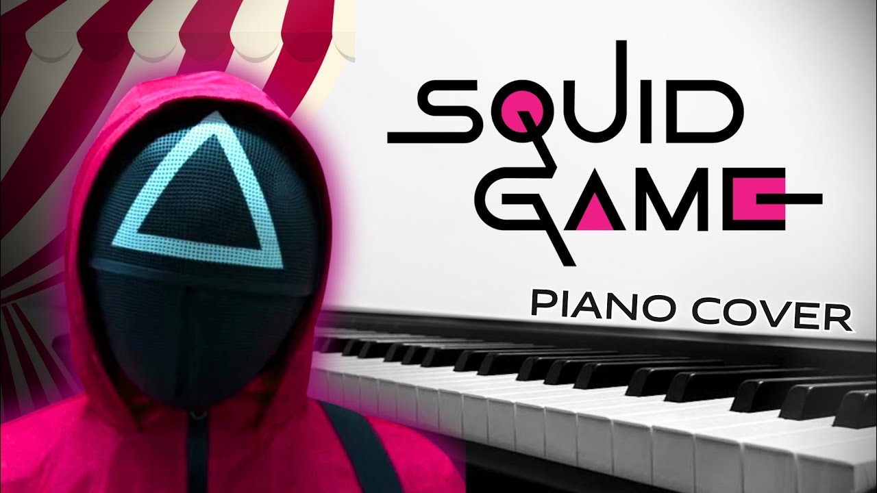 Squid game - Mingle game song "Round and Round" - piano version - YouTube