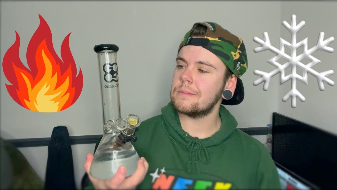 Hot VS Cold Water Bong Rips - YouTube
