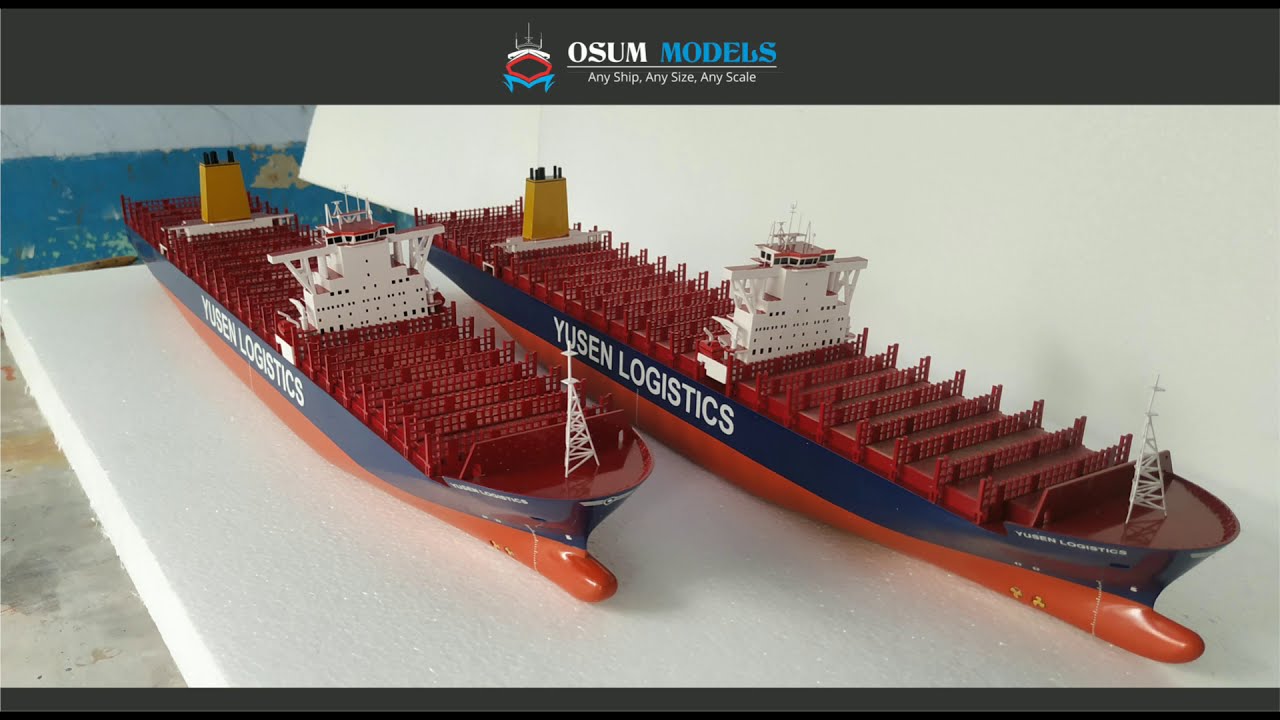 Scratch Built Scale Model of MSC Oscar - YouTube