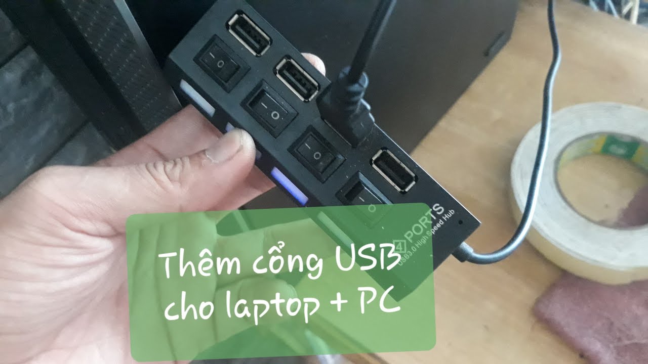 Review Port 3.0 - Thiết bị Thêm cổng usb cho máy tính - YouTube