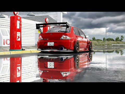 Fundyy - Gidebildiğin Yerdeyim | Mitsubishi Lancer Evolution IX | Assetto Corsa Klip