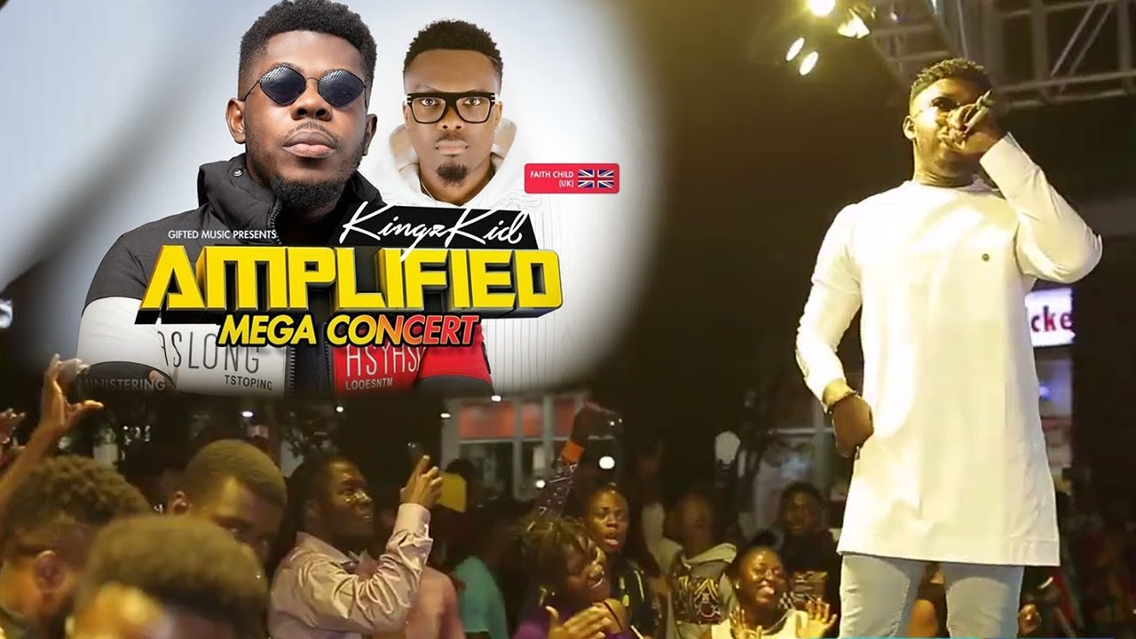KINGZKID - AMPLIFIED MEGA CONCERT 2019 (ACCRA MALL) - YouTube