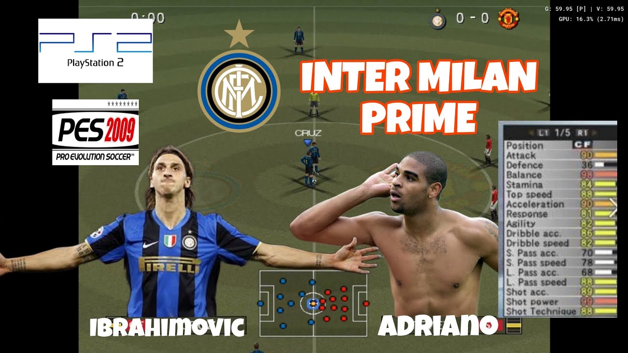 INTER MILAN PRIME - Classic Gameplay Playstation 2 on ASUS ROG ALLY ...