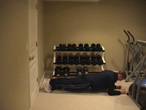 Circuit Training How to Perform Prone Iso Abs - YouTube
