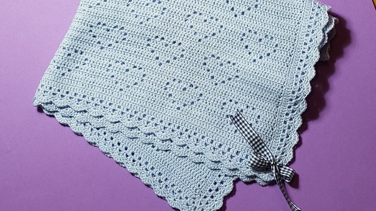 Copertina all'uncinetto con cuoricini 💕 (tutorial) - YouTube