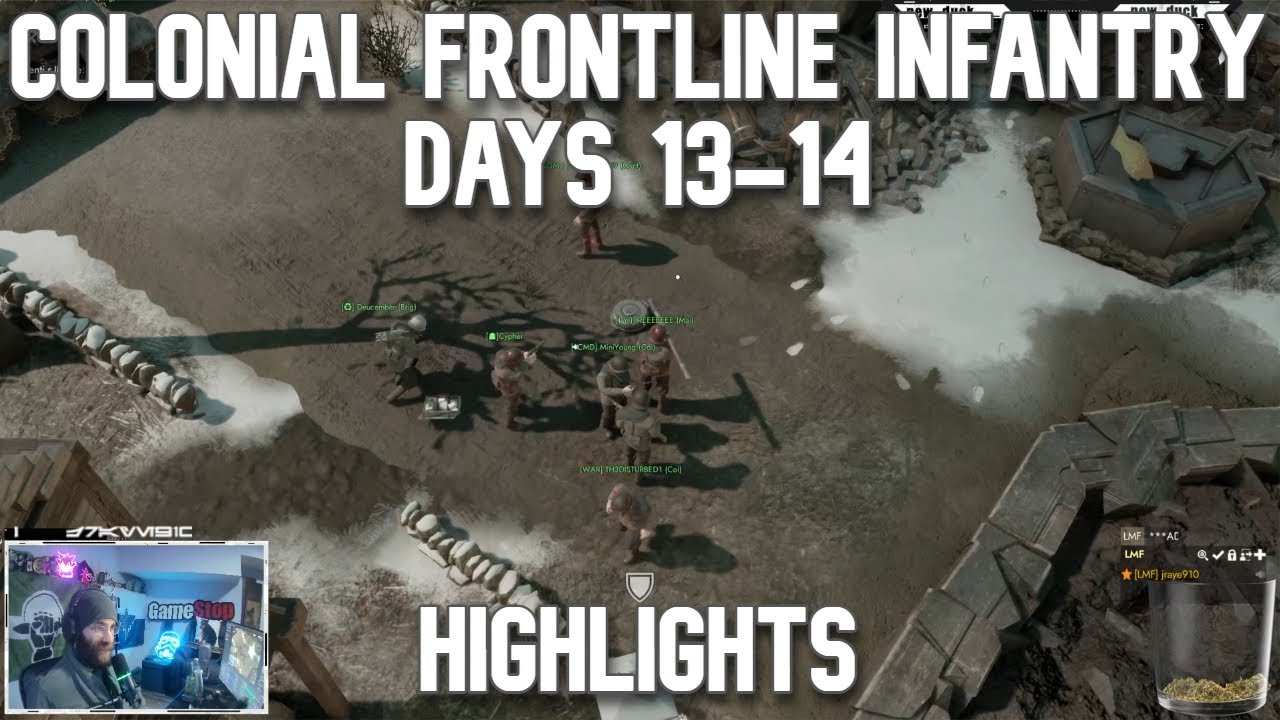 Foxhole War 119 | Days 13-14 | Colonial Frontline Infantry - YouTube