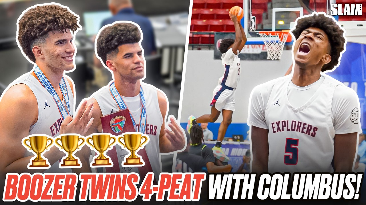 Boozer Twins & Columbus 4-PEAT As Florida State Champions 🚨🏆 - YouTube