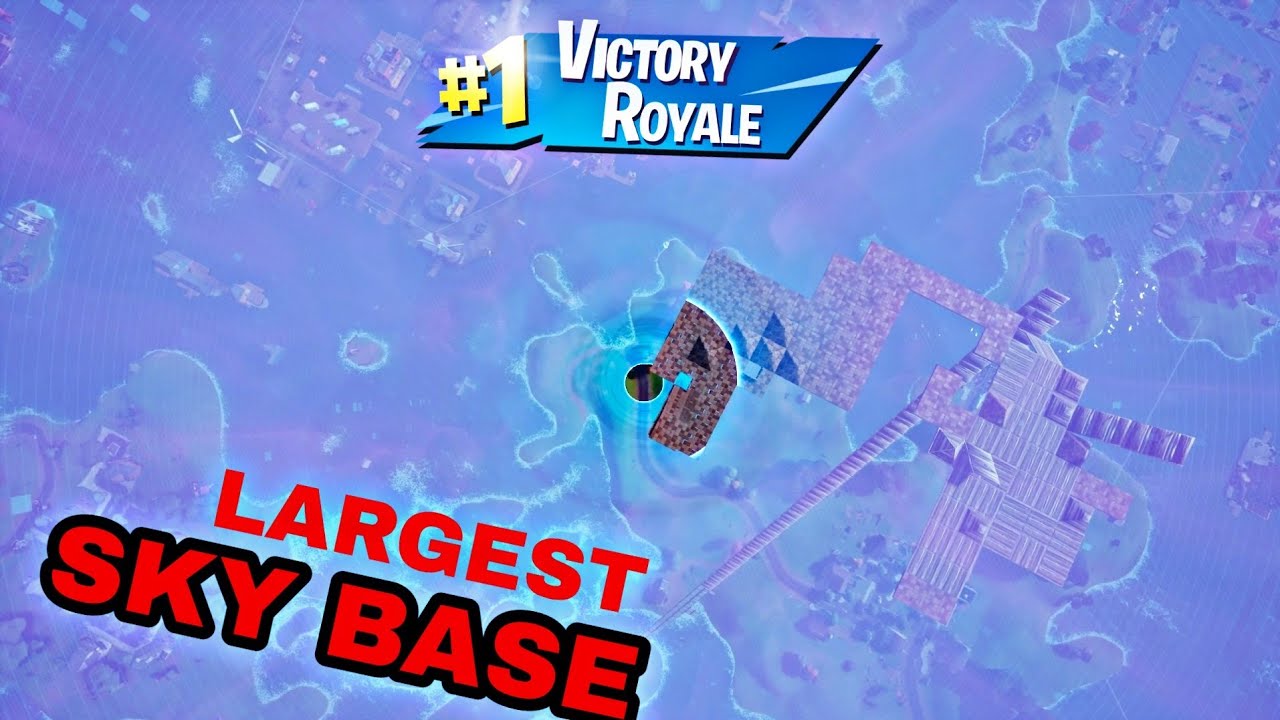 I built the largest skybase !!! - YouTube