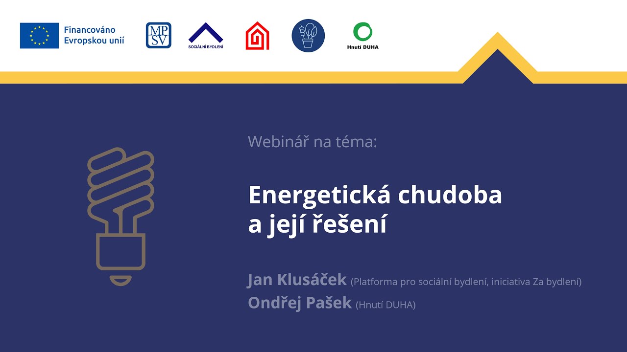 Energetická chudoba a její řešení - YouTube