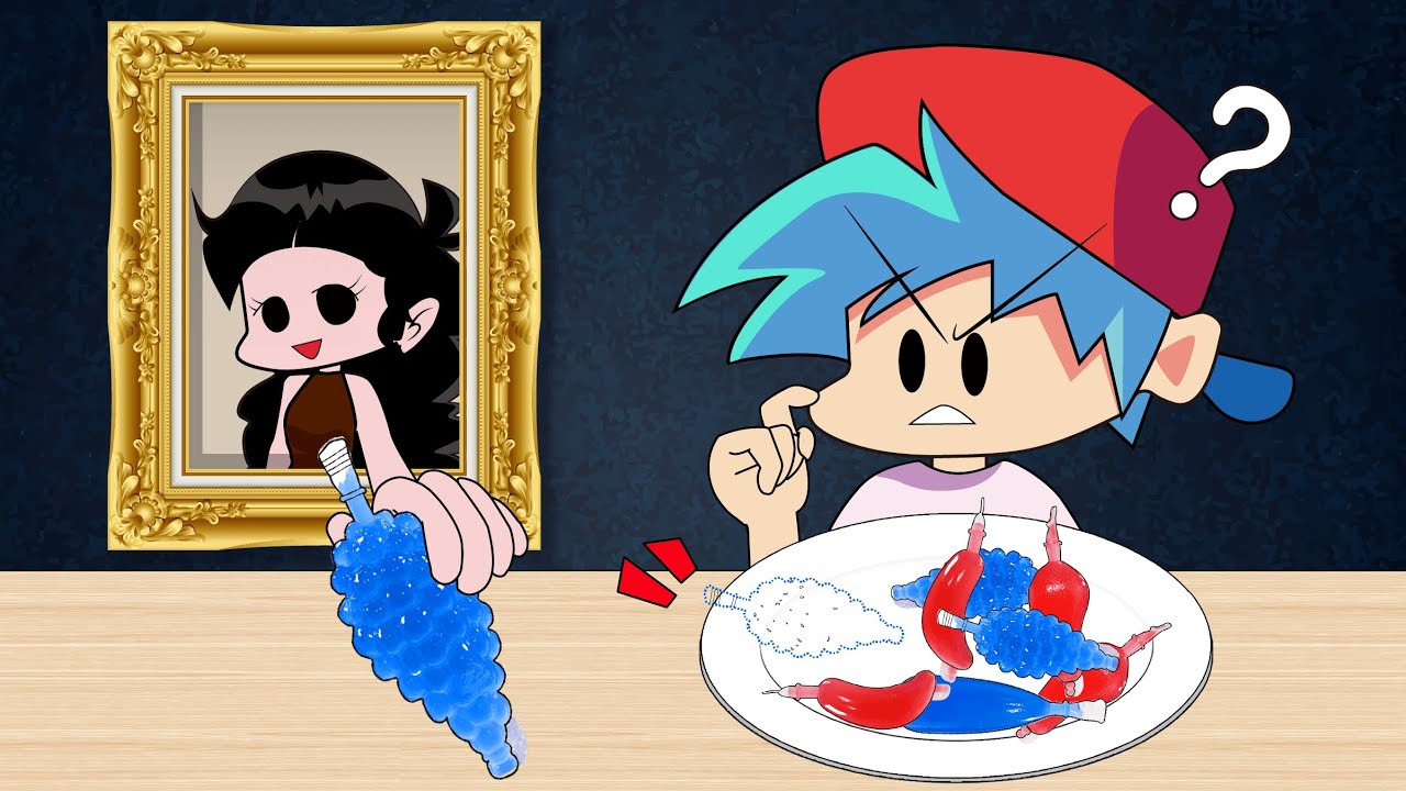 모나리자 명화 먹방 Famous painting mukbang 모나리자 Mona Lisa & Friday Night Funkin ...