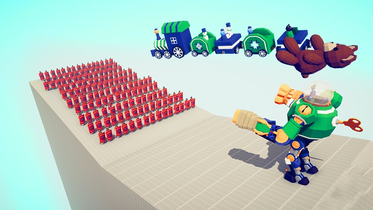 SUPER FAST JOLLY BOT (TOY ROBOT) vs EVERY UNIT Part 1 | TABS - Totally ...