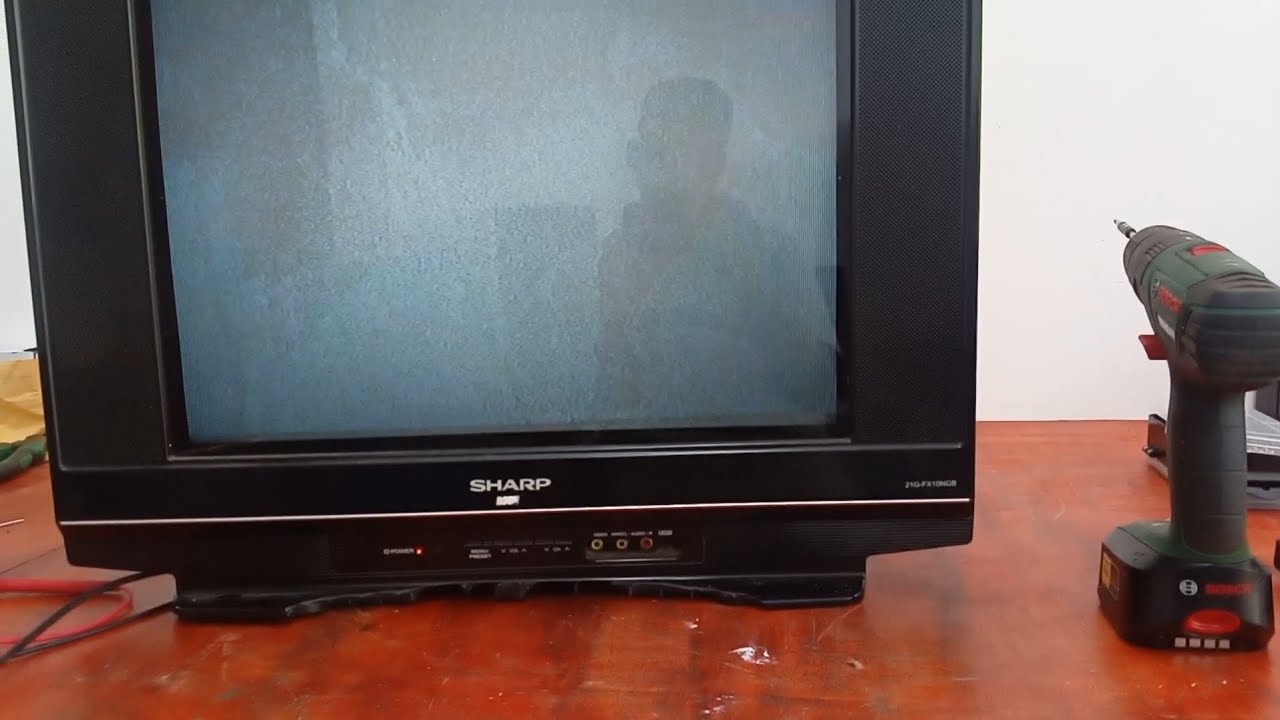 Sharp crt tv Negative Picture Repair - YouTube