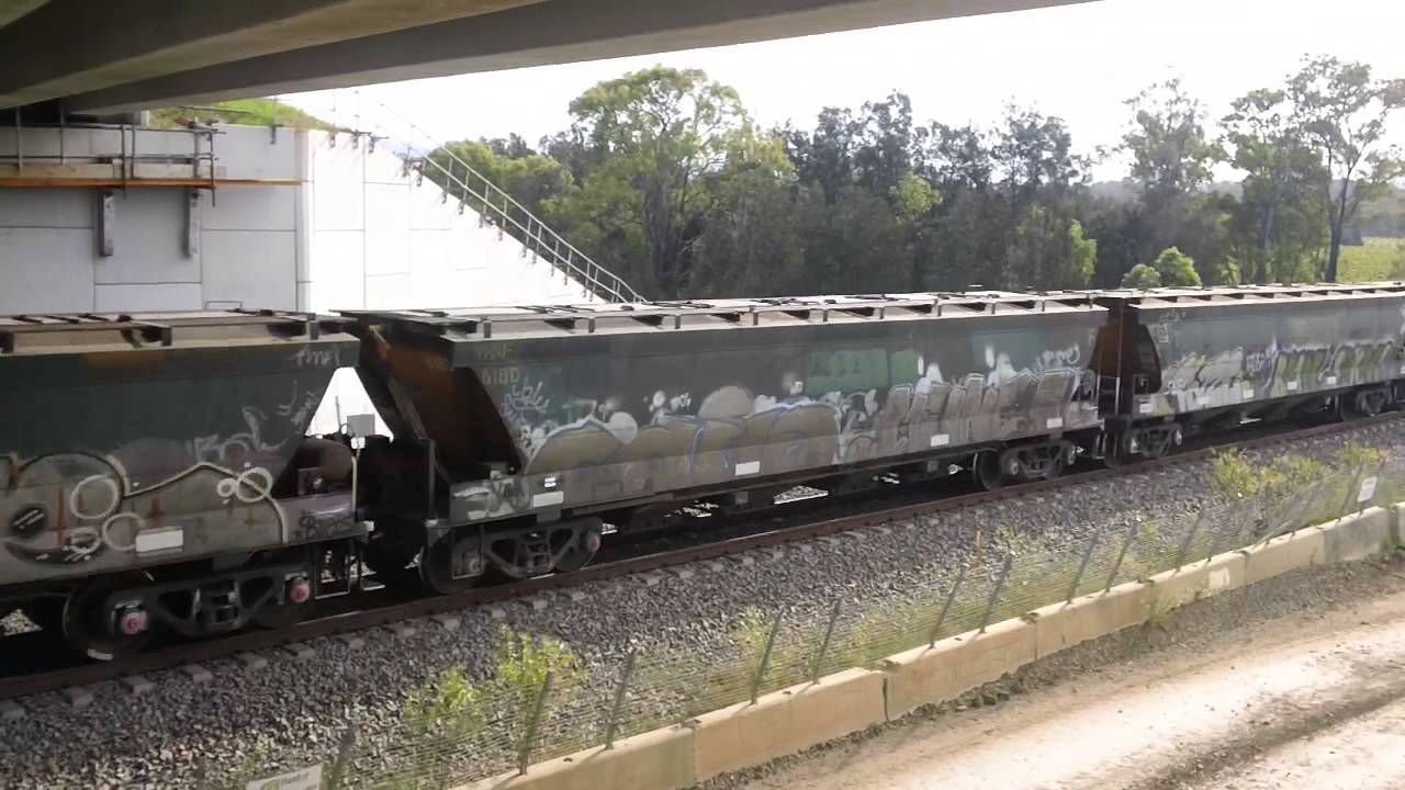G540 AND A 48 CLASS ON A PACIFIC NATIONAL WHEATIE - YouTube