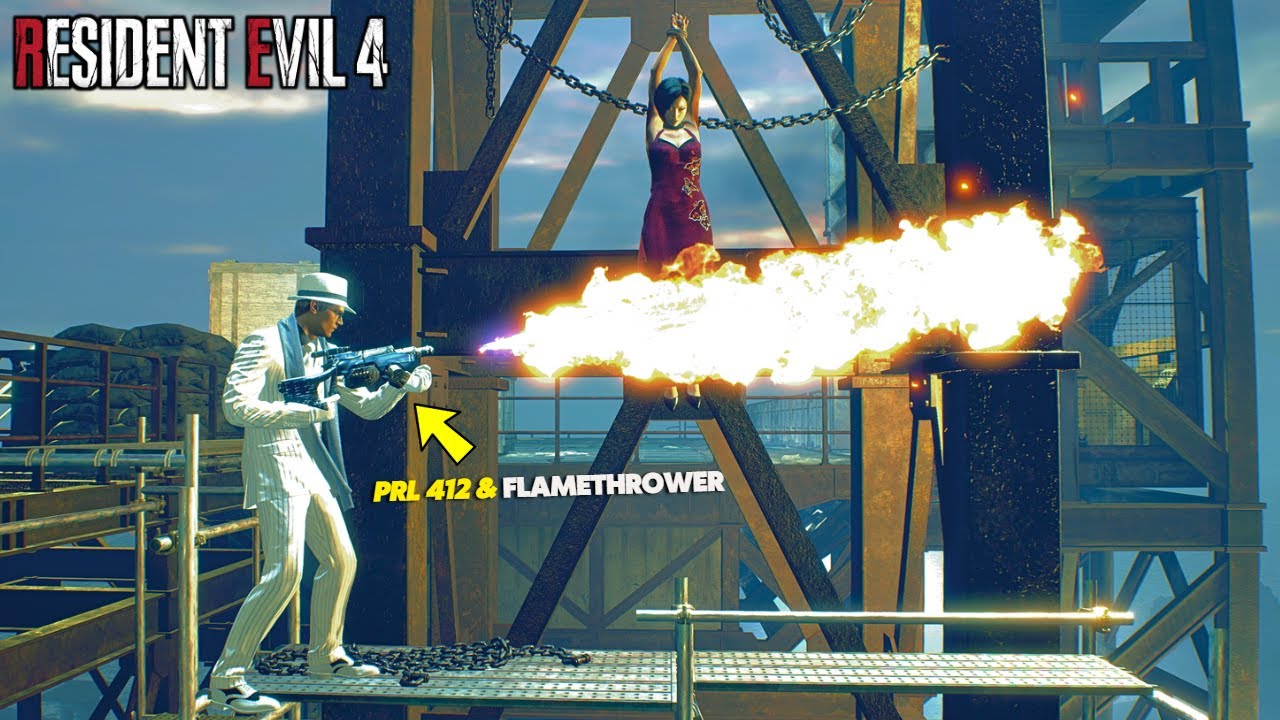 GW BERHASIL TEMUKAN PRL 412 & FLAMETHROWER DI RE 4 REMAKE !! Rahasia ...