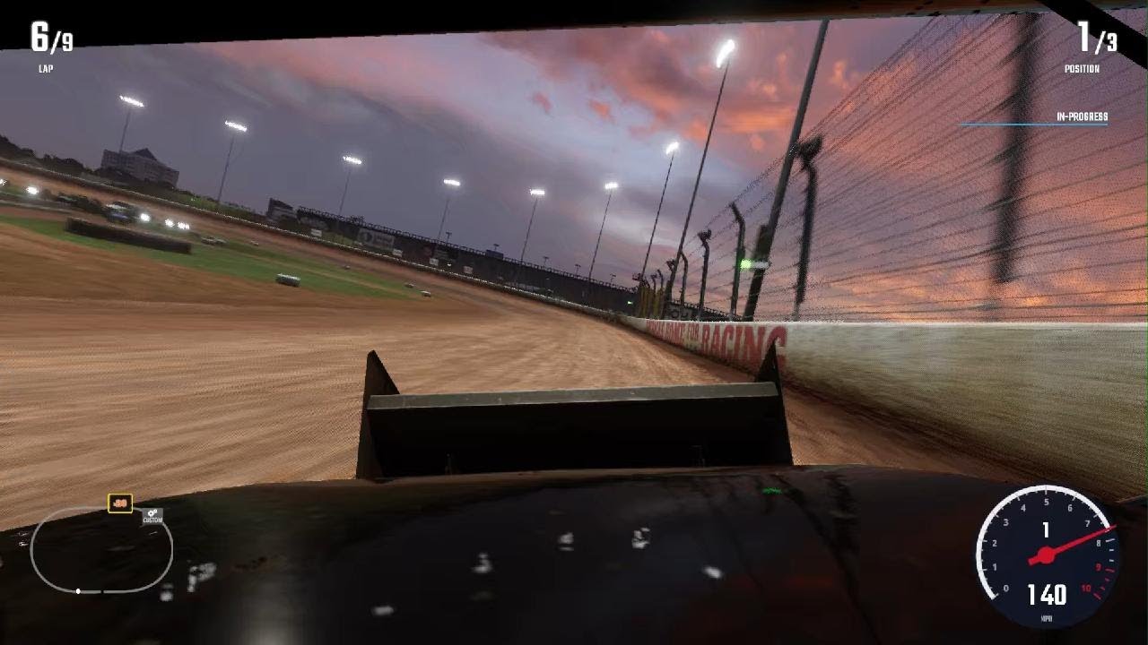 World of Outlaws Charlotte 410 setup 10.4s-5s - YouTube
